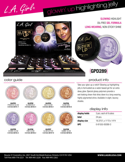 Glowin' Up Highlighting Jelly | L.A. Girl Cosmetics