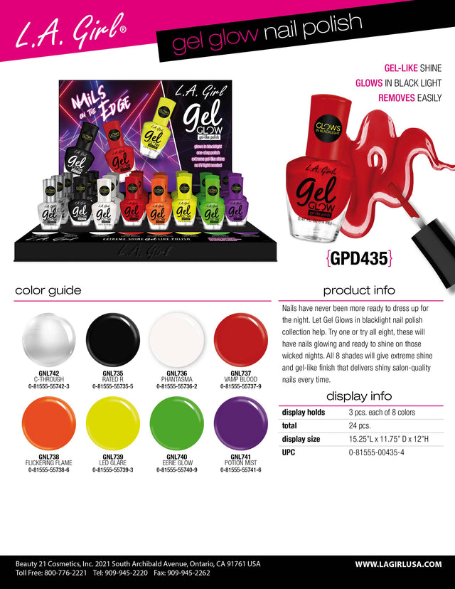 Gel Glow Polish | L.A. Girl Cosmetics